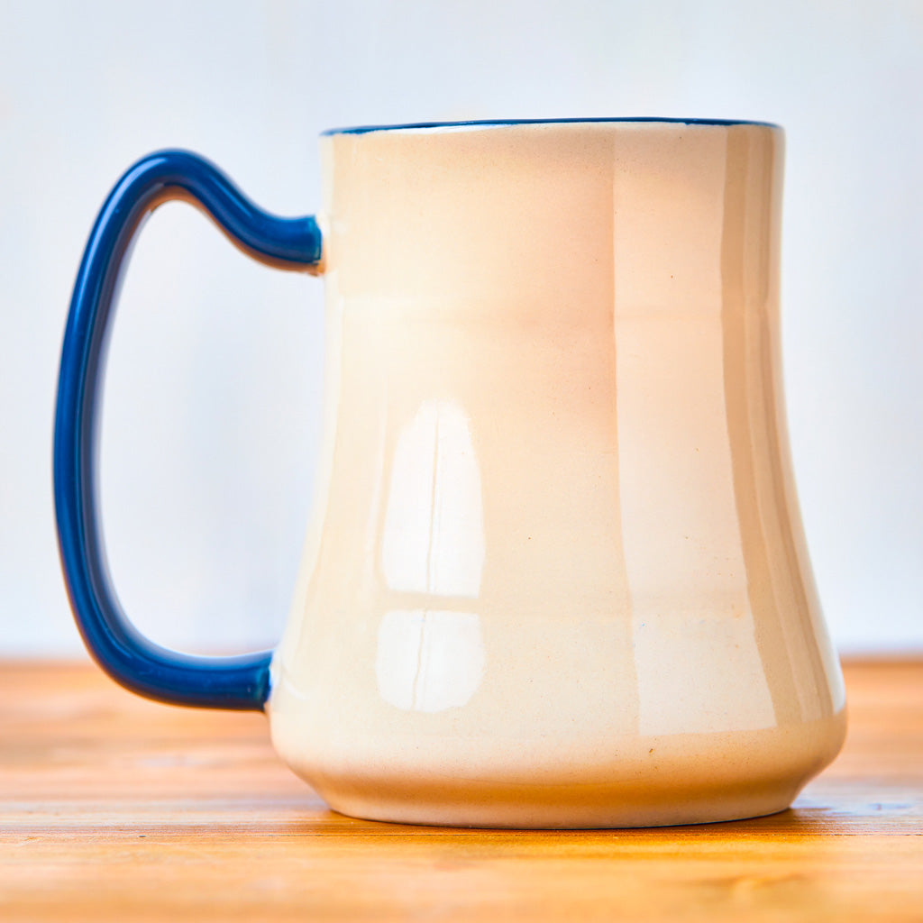 Blue and Cream Jumbo Coffee Mug | Loveless Cafe – The Loveless Cafe